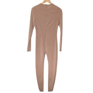 SKIMS | Tops | Skims Sheer Mesh Sculpt Full Body Catsuit Sienna Tan ...